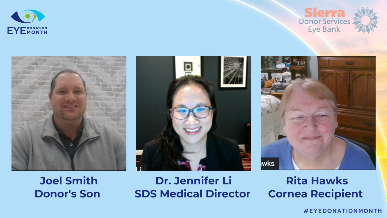 Eye Donation Month Interview - SDS Eye Bank